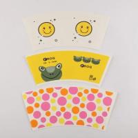 China Customized Design 4oz -20oz Printed and Personalized Disposable Advertising Paper Cup Fan for sale