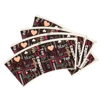 China Gold Supplier Fashion Design Paper Cup Fan Printed for Cup Hot Middle East for sale