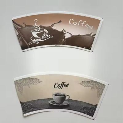 China Any Brand Customized Printing Paper Cup Fan with PLA Coated Customized Printing Paper Cup Fan for sale
