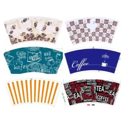China FSC Custom Size Wholesales Disposable PLA Coated Paper Cup Fan for Making Paper Cup for sale