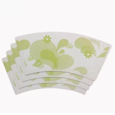 China Eco-friendly Food Grade Double Side PLA Coated Paper Cup Fan for Ice Cream Paper Cup Making for sale