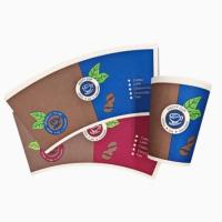 China Biodegragable 170-350GSM Single PE Coating Disposable Printed Paper Cup Fan Paper Raw Material for sale