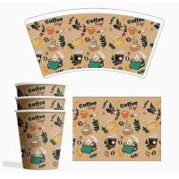 China Six Colors PE Coating 150-350GSM Customized Factory Hot Sale Direct Paper Cup Fans for sale