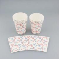 China 1-7 Various Colors Waterproof Paper Cup Fan Blanks with Factory Direct Customization for sale