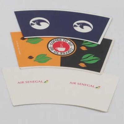 China Factory Hot Sale 1-7 Colors 2.5oz 4oz 6oz 7oz 8oz Coffee Paper Cup Fan for sale