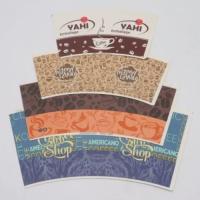China Factory Hot Sale Logo Printed Disposable PE Coated Coffee Cup PE Paper Cup Fan for sale