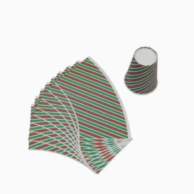 China Food Grade Heat Insulation Cost-Effective Wood Pulp Paper Cup Fan for Sale for sale
