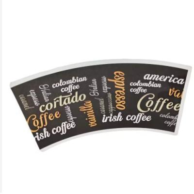 China FSC Certification Custom Design Single Wall 8oz 10oz 12oz 14oz 22oz Disposable Hot Coffee Paper Cup Fan for sale