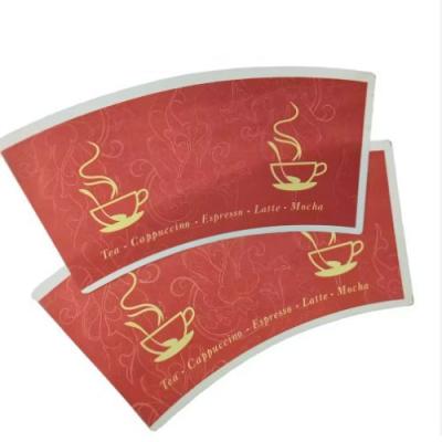 China Factory Wholesale Custom Designed 6~18oz Sales Food Grade Single Double Side PE Paper Cup Fan for sale