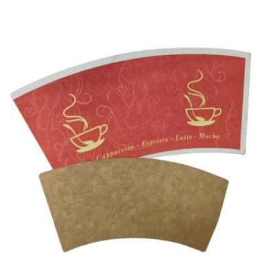 China Waterproof Biodegradable Eco-Friendly Custom Size Biodegradable PE Coated Paper Cup Fan for sale