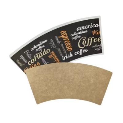 China Various Colors Acceptable Custom Logo Design PE Coated 100% Biodegradable Single Wall Paper Cup Fan for sale
