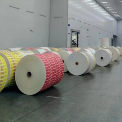China Various Colors Acceptable PLA Coated Paper Cup Fans Customized Wholesale Wood Pulp Paper Roll for sale