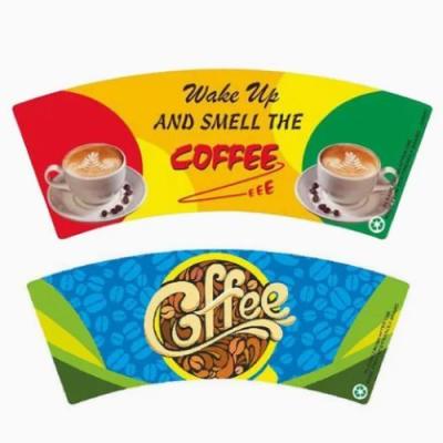 China Oilproof Wholesale Factory Disposable PE PLA Food Grade Coating Single-Layer Double-Sided Printing Logo Paper Cup Fan for sale