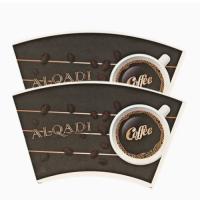 China 2oz-10oz Eco-Friendly Disposable White Kraft Hot Cold Drink Coffee Milk Paper Cup Fan for sale