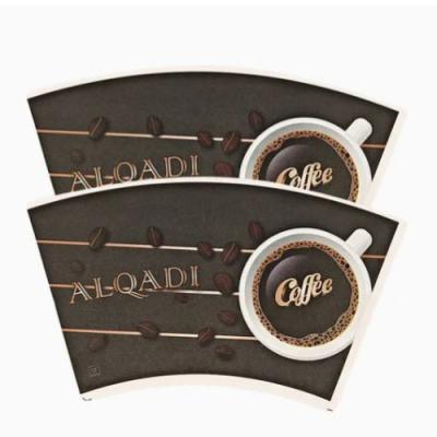 China 2oz-10oz Eco-Friendly Disposable White Kraft Hot Cold Drink Coffee Milk Paper Cup Fan for sale