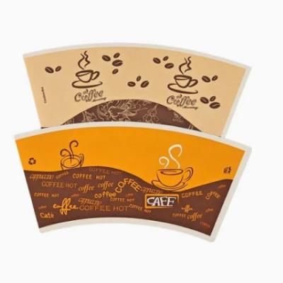 China Biodegradable Offset Printing PE Coated Cupstock For Making Paper Cup Fan Bowl Food Box for sale