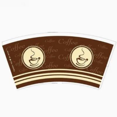 China Food Grade OEM Custom Printing Disposable Paper Cup Blank Food Grade Single Coated PE PLA Coated Paper Cup Fans for Paper Cup Product for sale