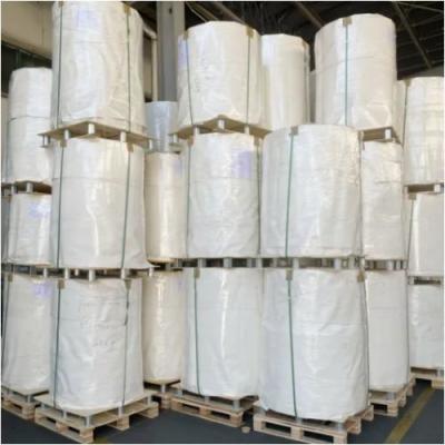 China Waterproof Custom Size PE PLA Coated Paper Waterproof Bottom Rolls for Coffee Tea Cup Making Bottom Paper for sale