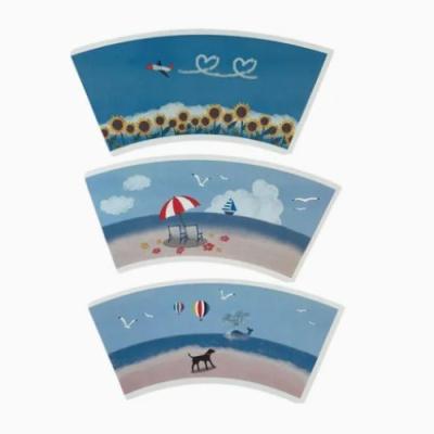 China Replacement PE PLA Materials Compostable Single Double Walls Cup Fan for Making Rolled Paper Cups for sale