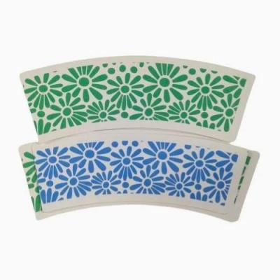 China Popular Size Customized Design Disposable Double Wall White or Various Colors Paper Cup Fans for sale