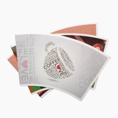 China Eco-friendly China Factory Wholesale Manufacturer Coffee Cup Fans Origin Paper to Make Various Paper Cups for sale