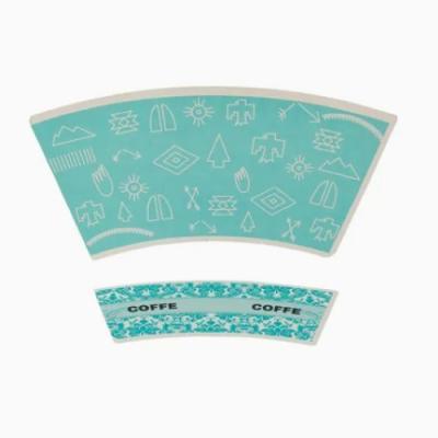 China 3oz 4oz 5oz 6oz Custom Design Paper Cup Fan Raw Material 150-350GSM With Single Double Side Coated for sale