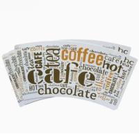 China Oilproof Wood Pulp Paper Cup Raw Material Drink Hot Cold Coffee Beverage Tea Disposable Paper Cup Fan for sale