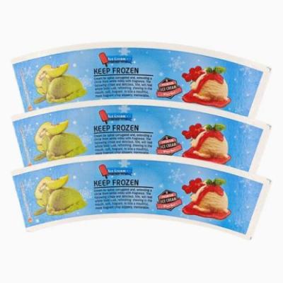 China Single PE PLA Coated Cup Fan Paper Craft Paper Fan for 100% Biodegradable Paper Cup Fans for sale