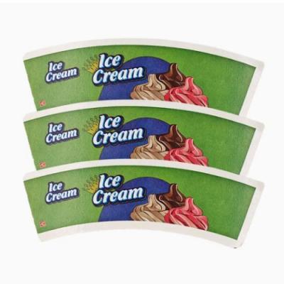 China Bio-Degradable Customizable Manufacturer No Plastic Free Disposable Reusable Paper Cup Fans for sale