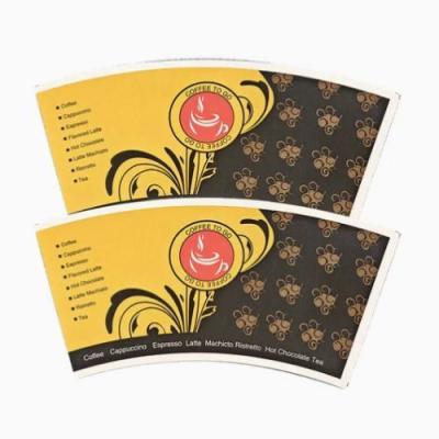 China 100% Virgin Wood Pulp Eco-friendly 100-200 GSM Paper Coated 15GSM PE Paper Cup Fan for sale
