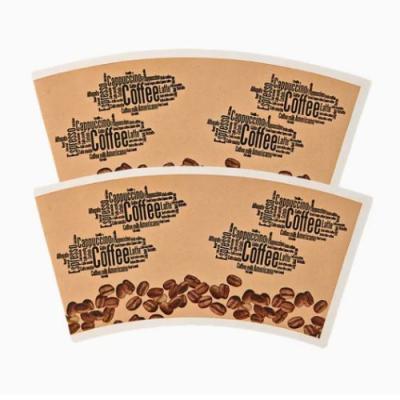 China Customized Single Double Material of Paper Cup Side Paper Cup Fan Oilproof for sale