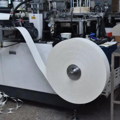 China Wood Pulp Paper Roll Raw Material Disposable Customized Logo Hot Drink Coffee Paper Roll for sale