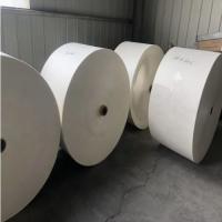 China High Quality Biodegradable Custom Logo Printing Hot Coffee Disposable White Kraft Paper Roll for sale