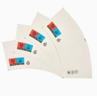 China Moisture Resistant 1-7 Various Colors Paper Cup Fan for Juice Cup Production Laminated PE Coated for sale