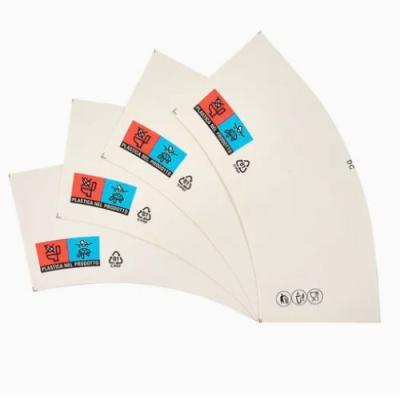 China Moisture Resistant 1-7 Various Colors Paper Cup Fan for Juice Cup Production Laminated PE Coated for sale