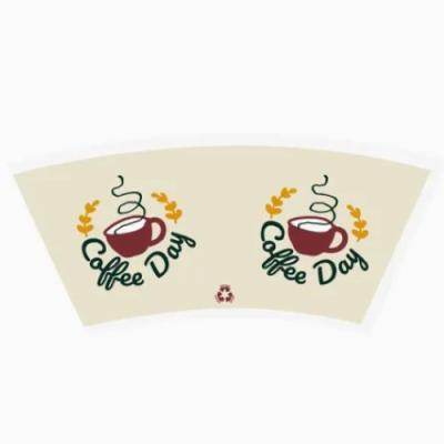 China Wholesale Eco-friendly Food Grade PE Coated Raw Material Paper Cup Fan for Making Coffee Cups for sale