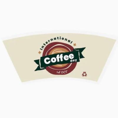China Bulk Food Grade PE Coated White Paper Cup Fan for Making 1-7 Colors Berverage Paper Cups for sale