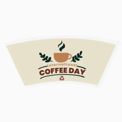 China Recycle Paper Cup Raw Material Single PLA Coated Paper Cup Fan for Paper Cups Bowls Making for sale
