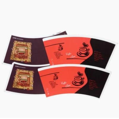 China FSC Eco-Friendly Paper China Manufacturers 100% Biodegradable Paper Cup Fan for Making for sale
