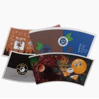 China FSC High Quality Recyclable White Paper Coffee Cup Raw Material Double PLA Coated Paper Cup Fan for Paper Cups for sale