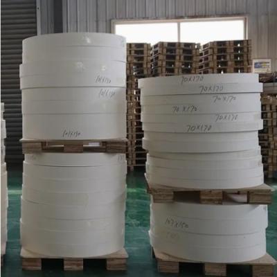China Replacement PLA Materials Compostable Double Walls Cup Bottom Roll for Making Rolled Paper Cups for sale
