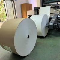 China Recycled Disposable Flexo Printing Paper Roll With Single or Double Sided Wall Waterproof for sale