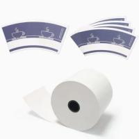 China PLA Coated 9oz 10oz 11oz 12oz Flexo Printing Cutted Colorful Paper Roll Waterproof Eco-friendly for sale