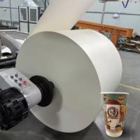 China 3oz 4oz 5oz Small And Cute Single Wall Coffee Paper Roll  Hot Stamping Logo With PLA Coating for sale