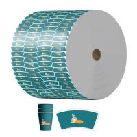 China Customizable Logo Paper Cup Raw Material 100% Biodegradable Eco Pulp Friendly Waterproof for sale