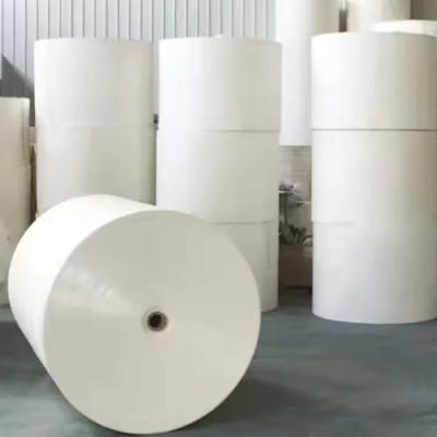 China Greaseproof Waterproof PE Coated Laminated Cupstock Paper Roll For Custom Designed Hot Drink Cups for sale