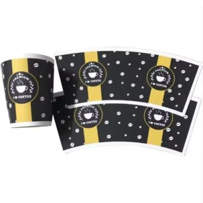 China Customized Printed Logo Disposable Single Double Wall Paper Cup Fan Takeaway Coffee Cup to Go Hot Coffee Paper Cups for sale