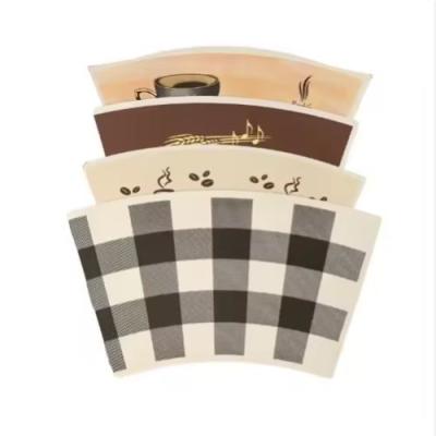 China 4oz Single Wall Paper Cup Fan PLA Coated Eco Friendly Coffee Cup Disposable Hot Cold Drinks Paper Coffee Cups for sale