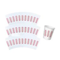China Customization Coffee Paper Cup Fan Disposable Paper Cups with Single PE PLA Coating Double Wall Paper Cups for Hot Drinks for sale