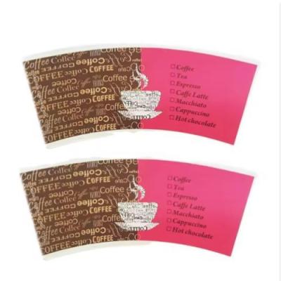 China Eco-friendly Takeaway White Single or Double Wall Paper Cup Fan Custom Printed to Make Disposable Coffee Paper Cup for sale